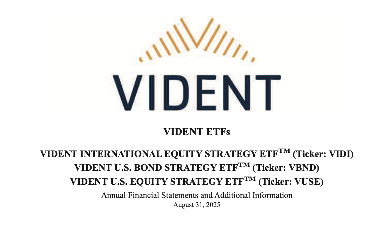 Annual Financial Statements - Vident